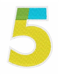 Color Wheel Font 5 Embroidery Design | AnnTheGran.com