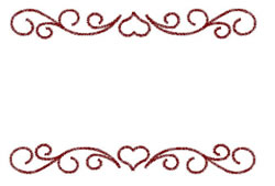 Heart Border Embroidery Design | AnnTheGran.com