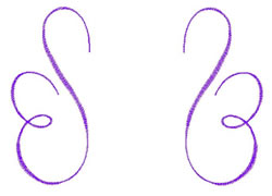 Scrollwork Embellishment Embroidery Design | AnnTheGran.com