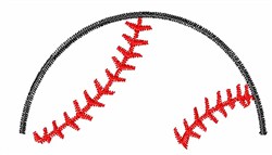 Half Baseball Embroidery Design | AnnTheGran.com