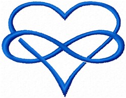Mini Infinity Heart Embroidery Design | AnnTheGran.com