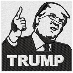 Donald Trump Embroidery Design | AnnTheGran.com