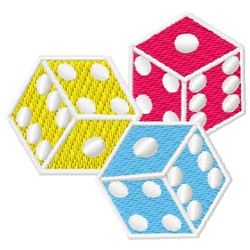 Bunco Dice Embroidery Design | AnnTheGran.com