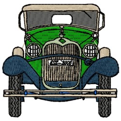 Model A Car Embroidery Design | AnnTheGran.com