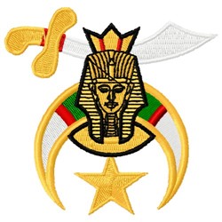 Shriners Logo Embroidery Design | AnnTheGran.com