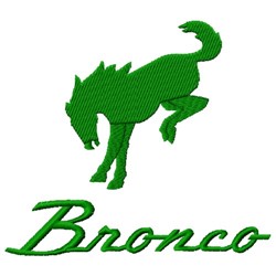 Bronco Embroidery Design | AnnTheGran.com