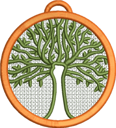 FSL Tree Ornament Embroidery Design | AnnTheGran.com