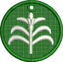 FSL Round Plant Embroidery Design | AnnTheGran.com