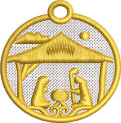 FSL Nativity Embroidery Design | AnnTheGran.com