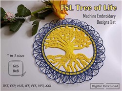 FSL Tree Of Life Embroidery Design | AnnTheGran.com