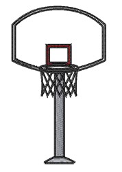 Basketball Net Embroidery Design | AnnTheGran.com