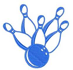 Bowling Embroidery Design | AnnTheGran.com