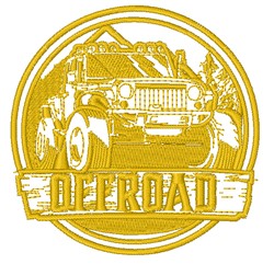 Off Road Embroidery Design | AnnTheGran.com