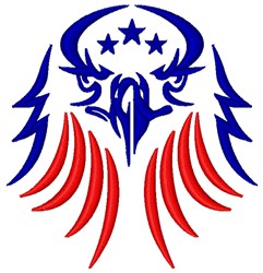 Patriotic Eagle Outline Embroidery Design | AnnTheGran.com