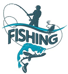 Fishing Embroidery Design | AnnTheGran.com