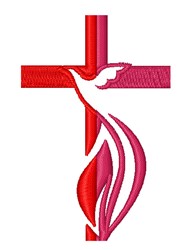 Methodist Church Logo Embroidery Design | AnnTheGran.com