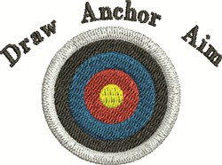 Archery Target Embroidery Design | AnnTheGran.com
