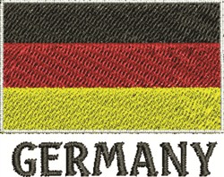 German Flag Embroidery Design | AnnTheGran.com