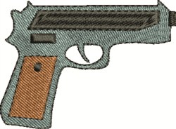 Handgun Embroidery Design | AnnTheGran.com