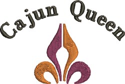 Cajun Queen Embroidery Design | AnnTheGran.com