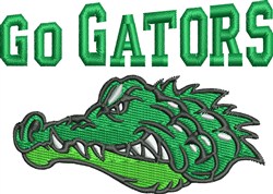 Go Gators Embroidery Design | AnnTheGran.com