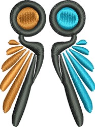 Free Wing Pattern Embroidery Design | AnnTheGran.com