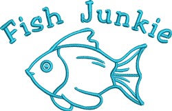 Fish Outline Embroidery Design | AnnTheGran.com