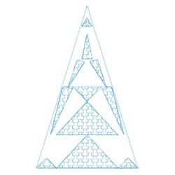Traingle Pyramid Embroidery Design | AnnTheGran.com