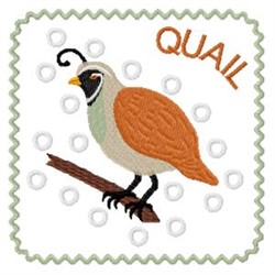Quail Block Embroidery Design | AnnTheGran.com