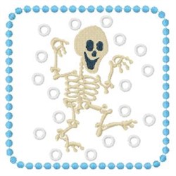Skeleton Block Embroidery Design | AnnTheGran.com