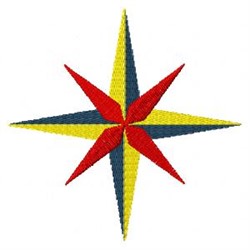 Compass Star Embroidery Design | AnnTheGran.com