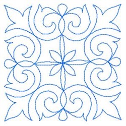 Blue Stipple Quilt Block Embroidery Design | AnnTheGran.com