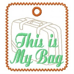 This Is My Bag Embroidery Design | AnnTheGran.com