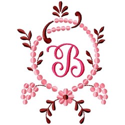 Fancy Monograms B Embroidery Design | AnnTheGran.com