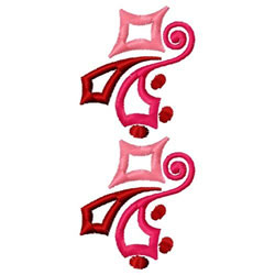 Geometric Border Embroidery Design | AnnTheGran.com