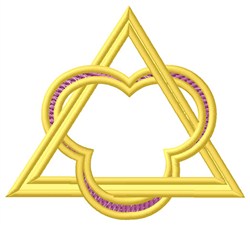 Triangle Embroidery Design | AnnTheGran.com