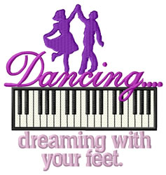 Dancing Embroidery Design | AnnTheGran.com
