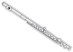 Flute Embroidery Design | AnnTheGran.com