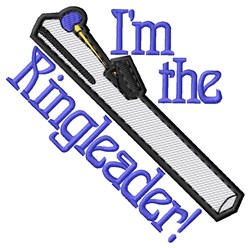 The Ringleader Embroidery Design | AnnTheGran.com