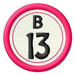 Bingo B13 Embroidery Design | AnnTheGran.com