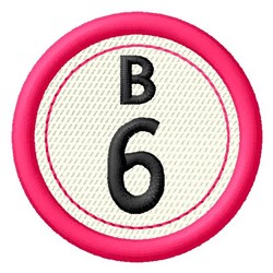 Bingo B6 Embroidery Design | AnnTheGran.com