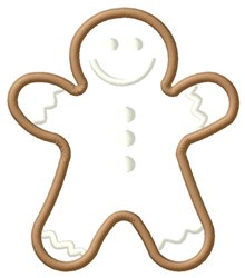 Gingerbread Boy Embroidery Design | AnnTheGran.com
