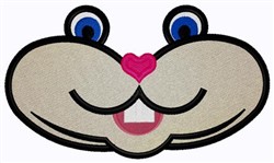 Gopher Face Embroidery Design | AnnTheGran.com