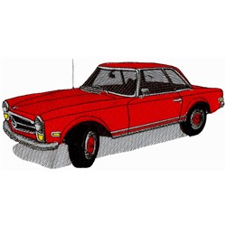 Classic Car Embroidery Design | AnnTheGran.com
