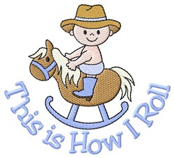 How I Roll Embroidery Design | AnnTheGran.com