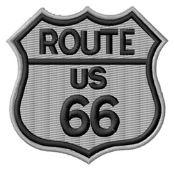 Route 66 Sign Embroidery Design | AnnTheGran.com