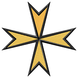 Maltese Cross Embroidery Design | AnnTheGran.com