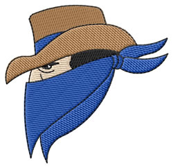 Bandit Embroidery Design | AnnTheGran.com