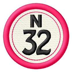 Bingo N32 Embroidery Design | AnnTheGran.com