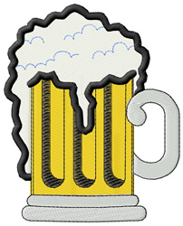 Beer Embroidery Design | AnnTheGran.com